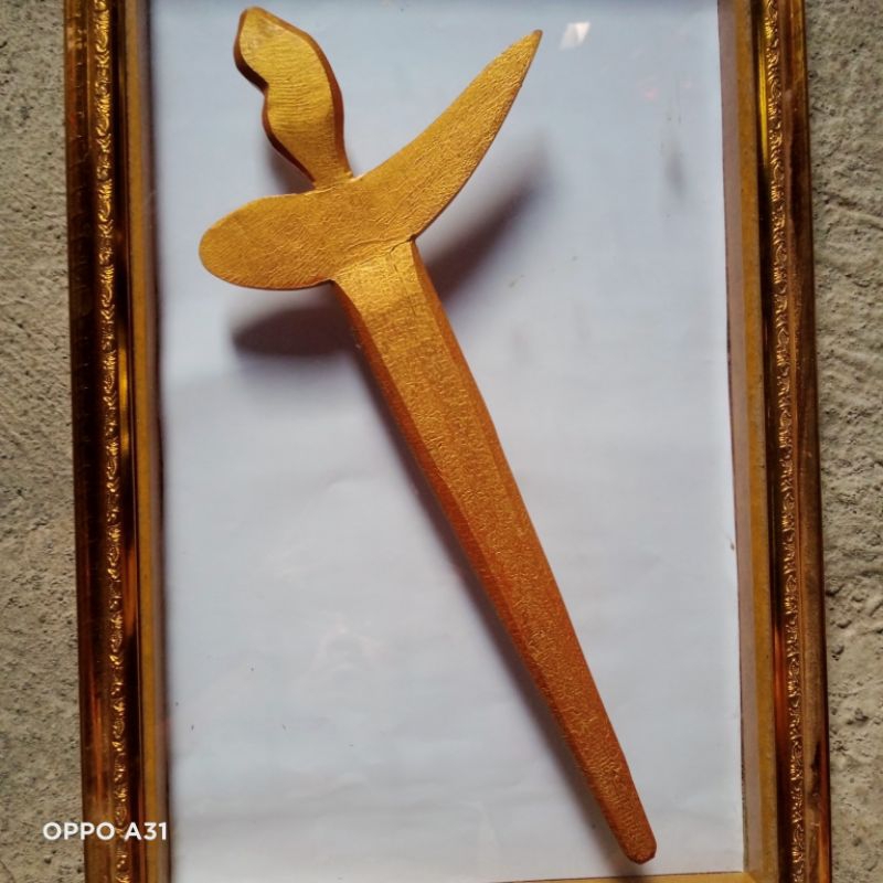 Jual Keris Kayu Jati Paten Keris Menyatu Dengan Sarungnya Alias Tidak ...