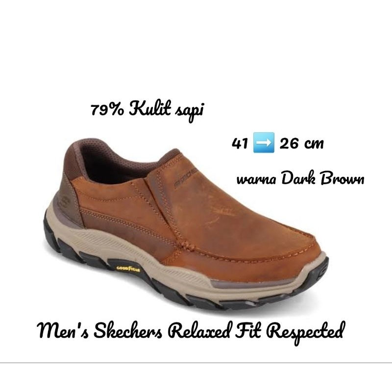 Jual Men's Skechers, Relaxed Fit: Respected - Catel Slip-On #204321 CBC ...