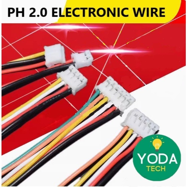 Jual Kabel PH 2.0 Terminal Wire Double Head Electronic Wire (8537 ...
