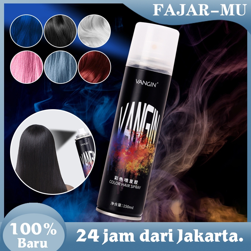 Jual 150ml Hair Color Spray Non Permanent Cat Rambut Semprot Sementara ...