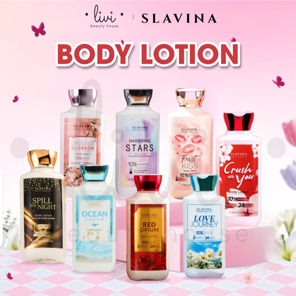 Jual LIVI - Slavina Body lotion 350ml | Shopee Indonesia