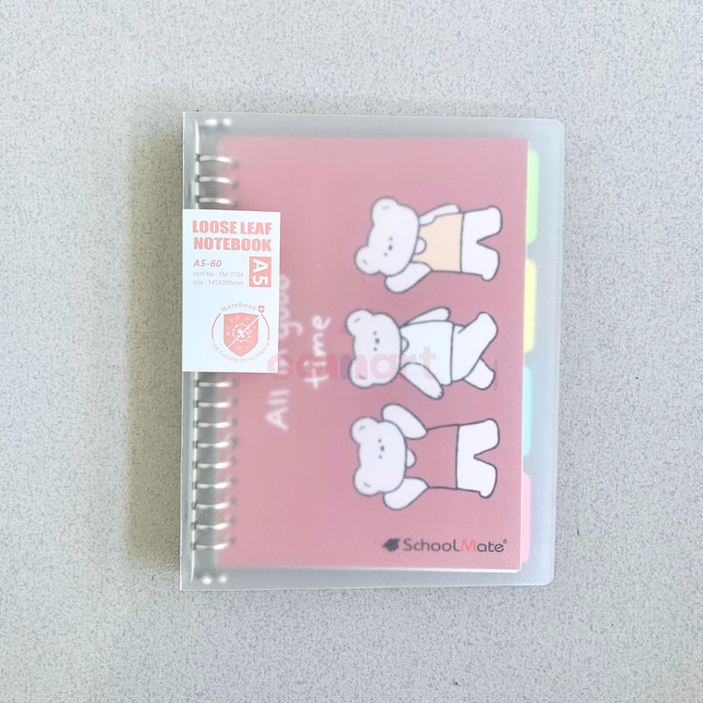 Jual Map Binder Notebook Antibacterial SM7104 - A5 B5 - Binder Note ...