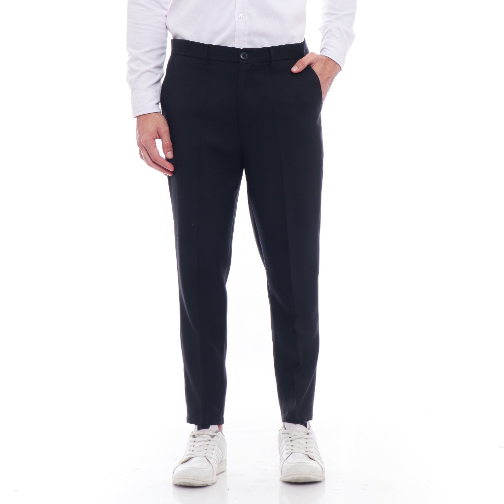 Jual DZARGO - Celana Ankle Pants Pria (formal, bahan, kantor, kain, kerja) panjang slimfit ...