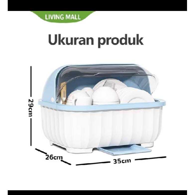 Jual RAK PIRING TERTUTUP PLASTIK/TEMPAT PIRING MINIMALIS | Shopee Indonesia