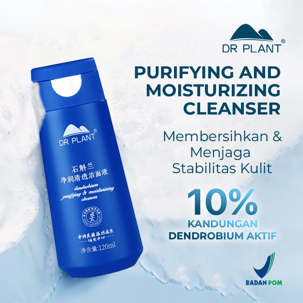Jual DR PLANT Dendrobium Purifying and Moisturizing Cleanser - Sabun Cuci Muka Melembabkan Kulit ...
