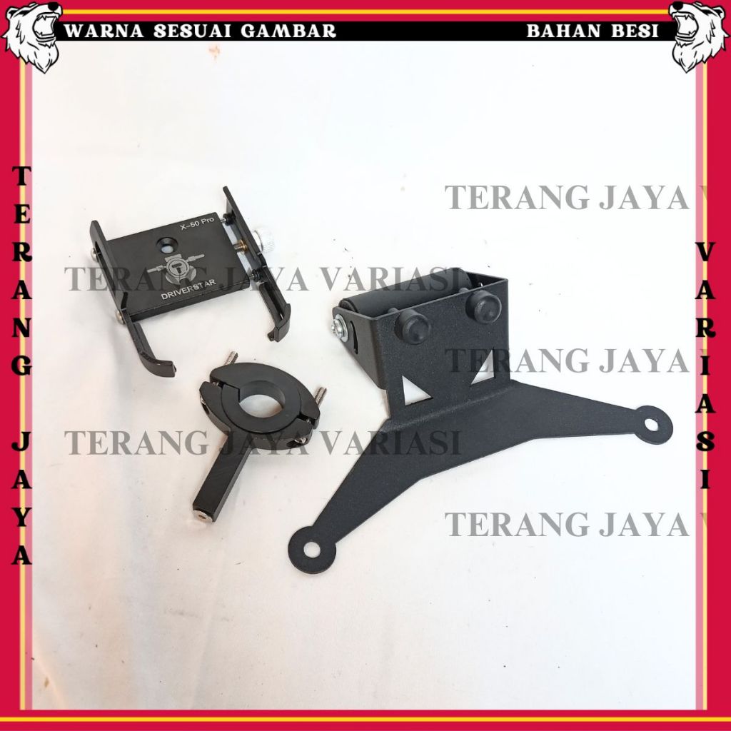 Jual PAKET HOLDER HP BREKET BRACKET GPS HOLDER HP MOTOR YAMAHA XMAX OLD ...