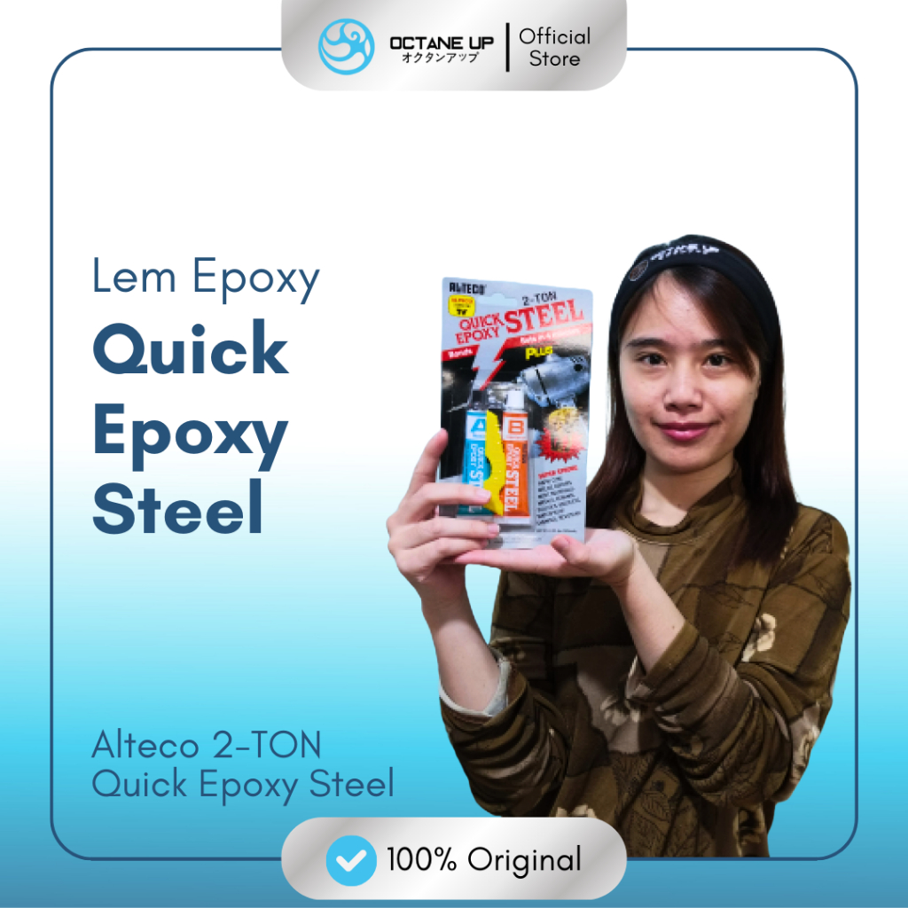 Jual Lem Alteco 2 Ton Quick Epoxy Steel 56,7gr Original Lem Besi | Shopee Indonesia