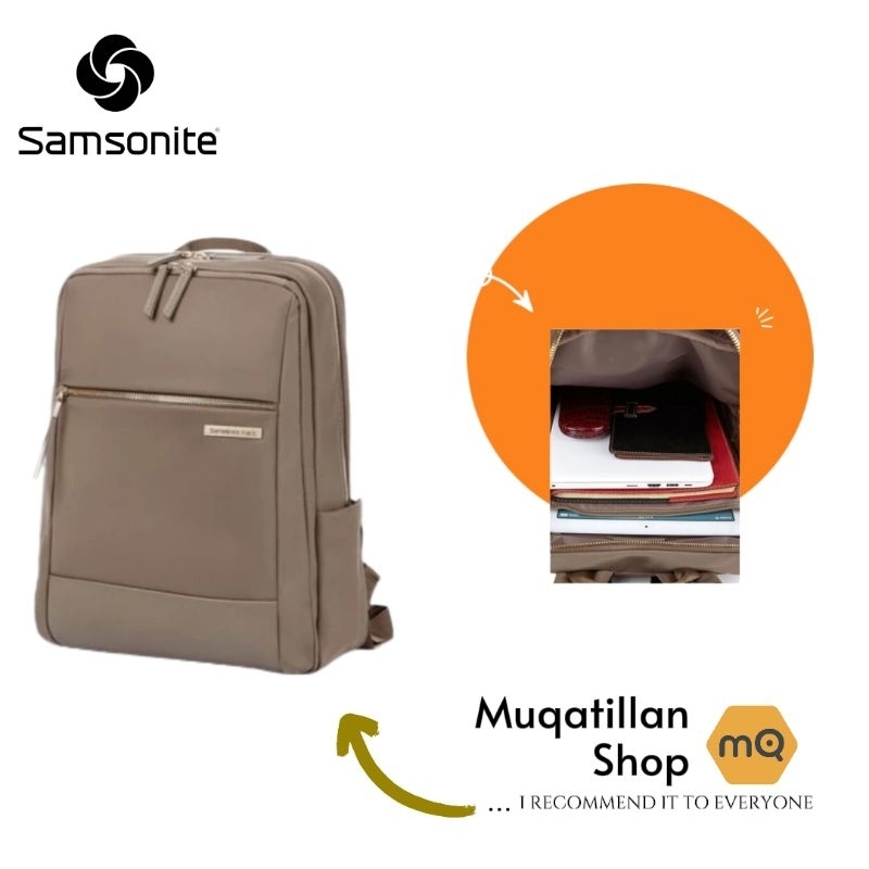 Jual Tas Backpack Samsonite Aree Tas Laptop 14 inch Original | Shopee ...