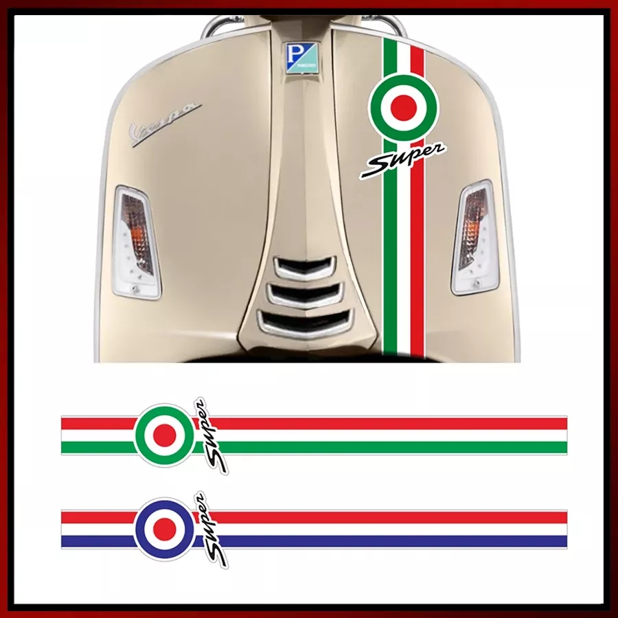 Jual Sticker Stiker Aksesoris Vespa Strip Stripping List Body Depan ...