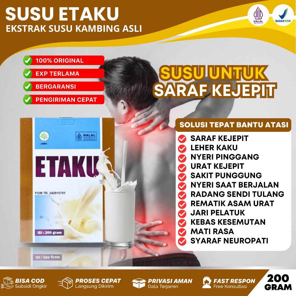 Jual Obat Saraf Kejepit Pinggang Bokong dan Kaki Syaraf Kejepit Alami ...