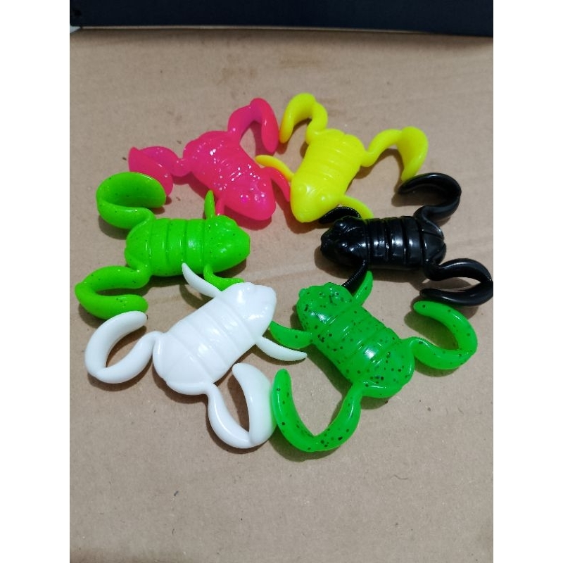 Jual UMPAN GABUS TOMAN KATAK SOFT LURE WALKING FROG 4 CM berat 10 GRAM ...