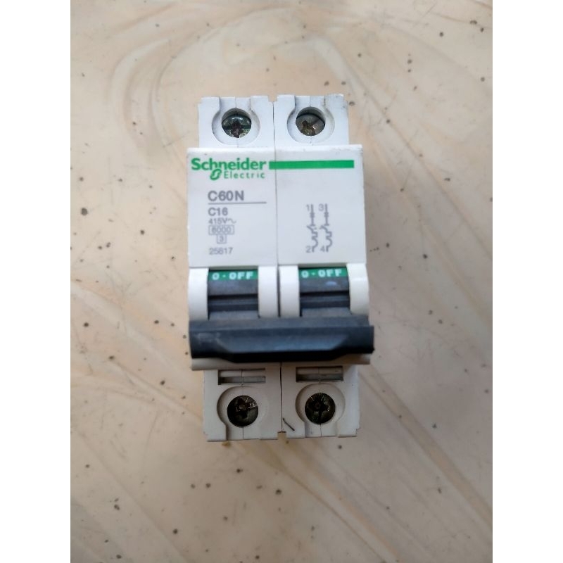 Jual MCB Schneider C60N 2phase | Shopee Indonesia