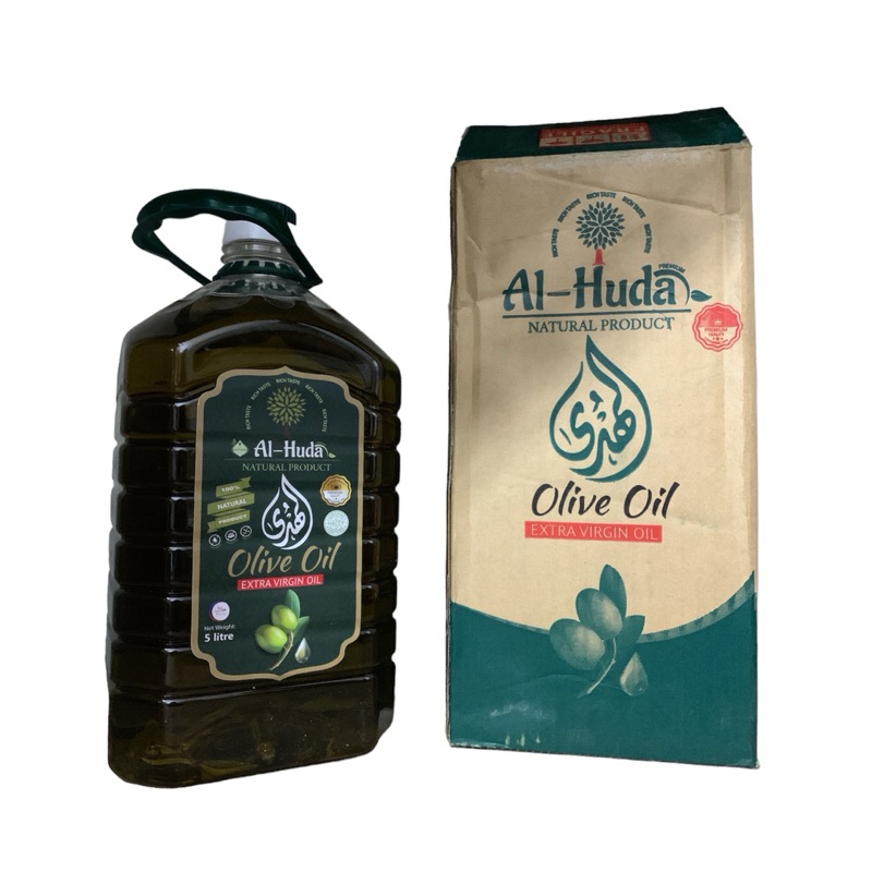 Jual Minyak Zaitun Al-Huda Olive Oil Extra Virgin 5 Liter | Shopee ...