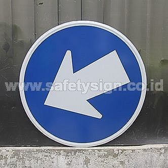 Jual Safety Sign Rambu Lalu Lintas Perintah Stiker Scotlite Plat ...