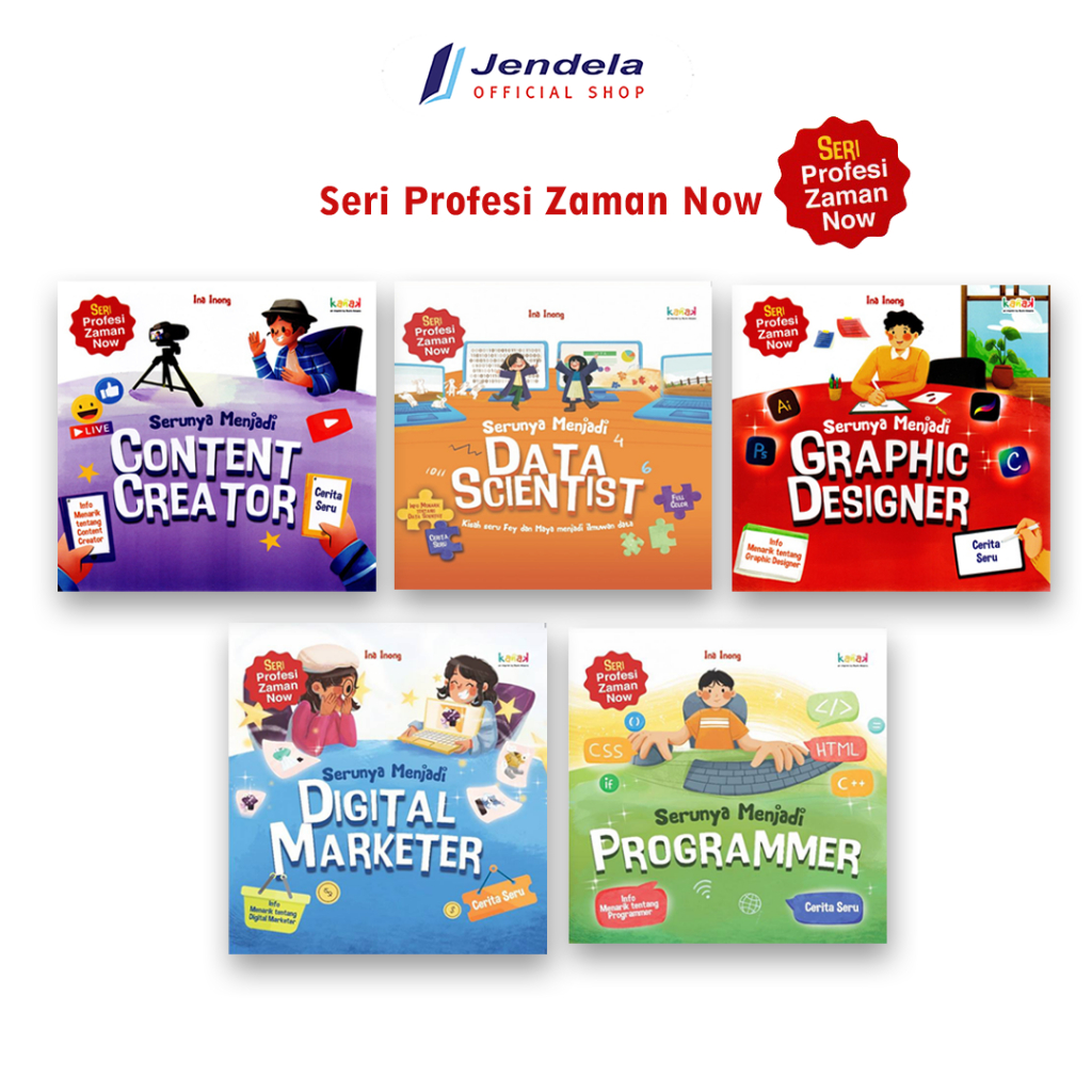 Jual Buku Cerita Anak Serunya Menjadi Profesi Zaman Now - Kanak | Shopee Indonesia