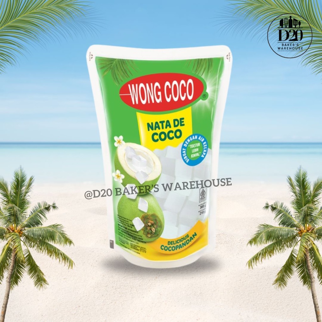 Jual Wong Coco Nata de Coco Sari Kelapa Cubes 360gr | Shopee Indonesia