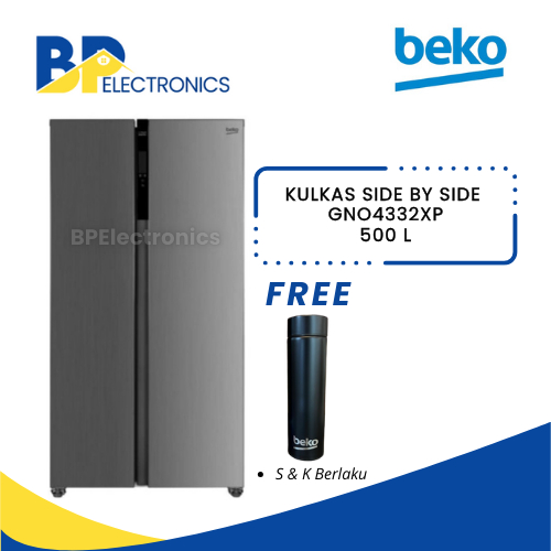 Jual Kulkas Side By Side Beko GNO4332XP Prosmart Inverter GNO 4332XP ...