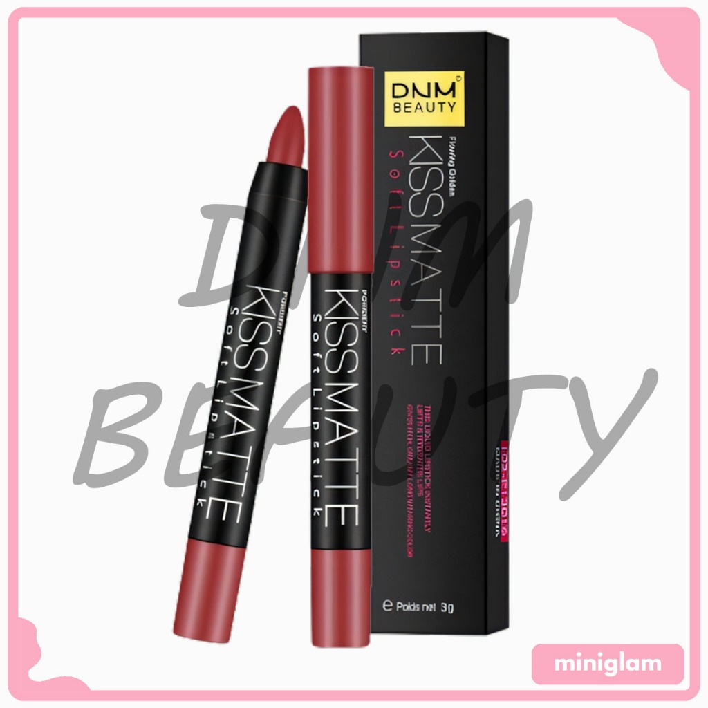 Jual MGLAM - DNM KISSMATTE Lipstik 19 Colors Matte Clay Pencil Lipstick ...