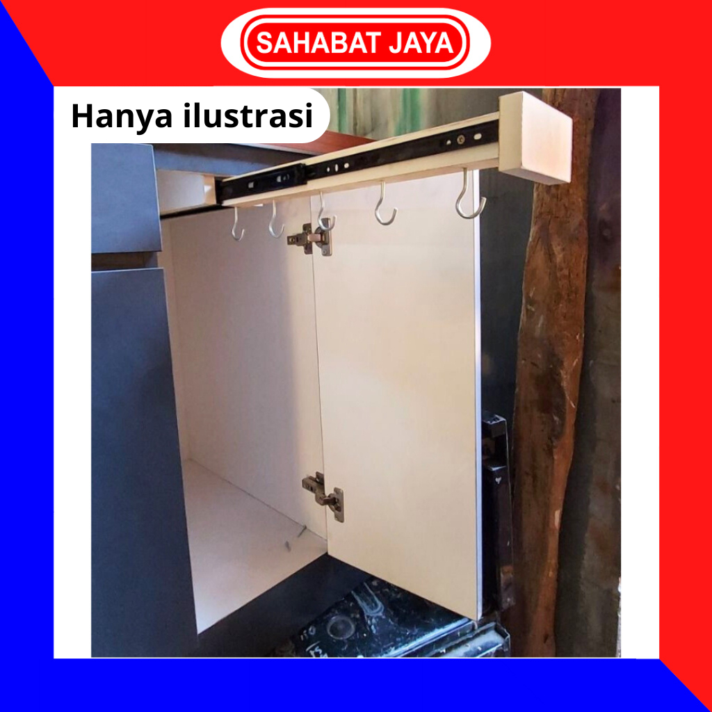 Jual PAKET Set Rel Laci Huben Lenaga Gantungan Paku Pancing Besi Rak ...