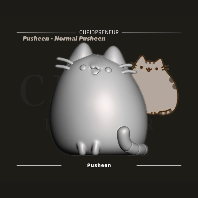 Jual 3D Coloring Pusheen - Pusheen (Normal) | Shopee Indonesia