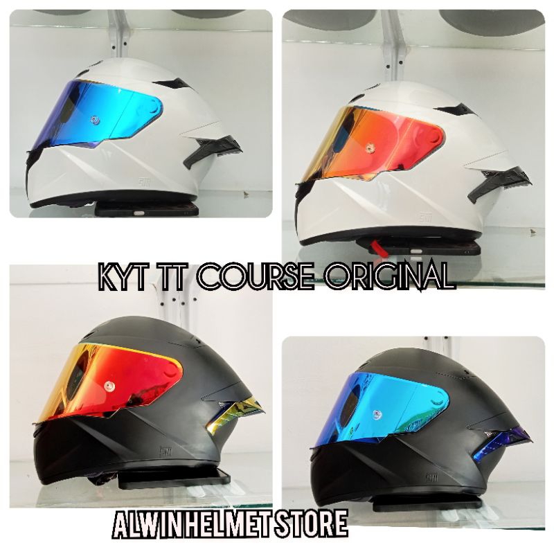 Jual HELM KYT TT COURSE / KYT TTC PAKET GANTENG. KYT TTC BLACK DOFF | Shopee Indonesia