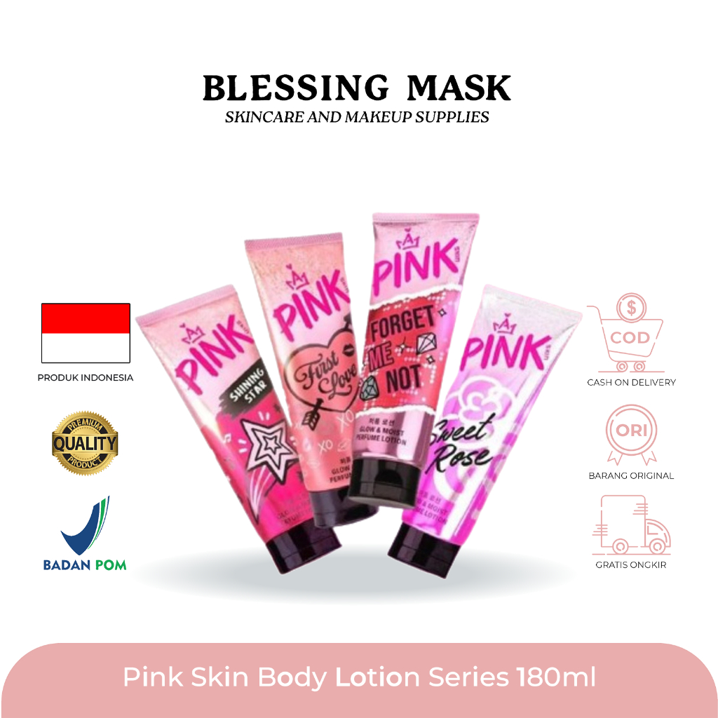 Jual Pink Skin | BlackPink Body serum | Body Lotion - 180mL | Pink ...