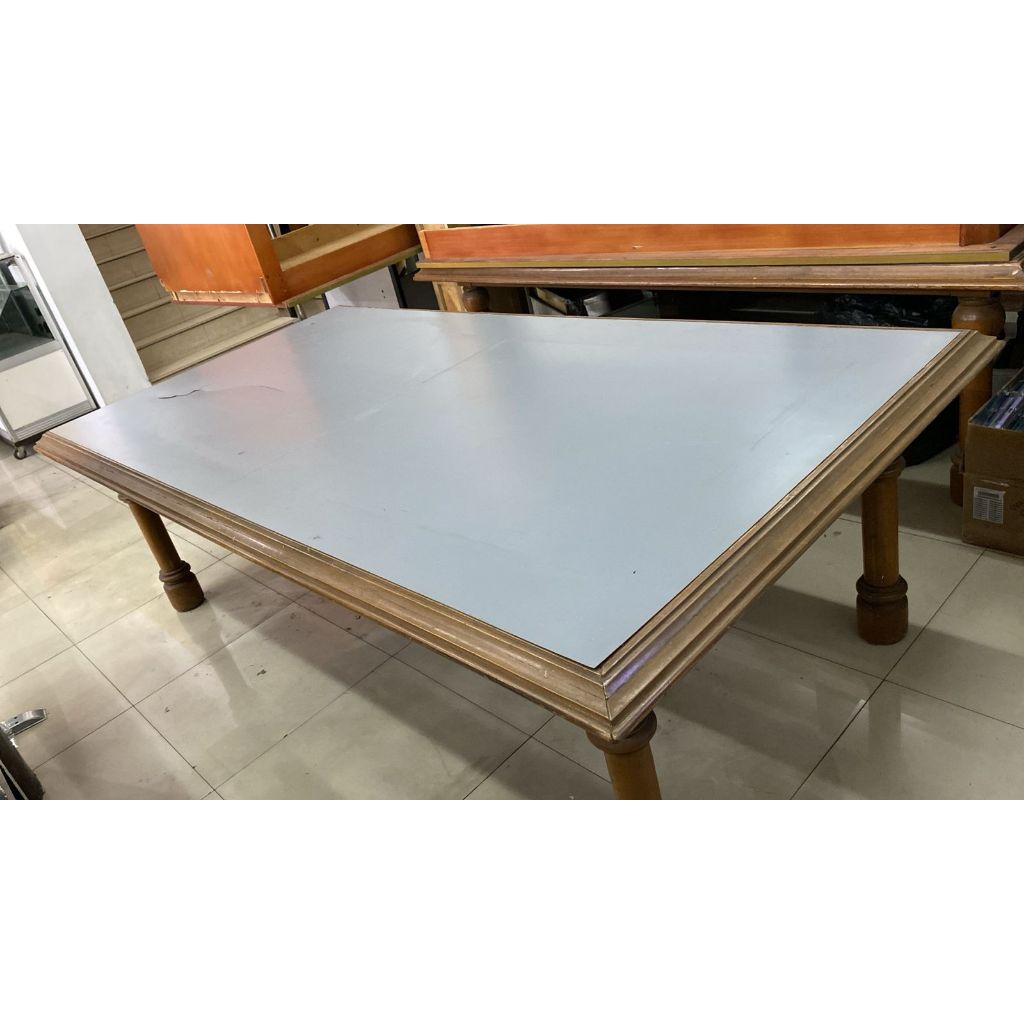 Jual MEJA MAKAN MINIMALIS KAYU SECOND SEKEN BEKAS UKURAN 250 X 132 X 76 ...