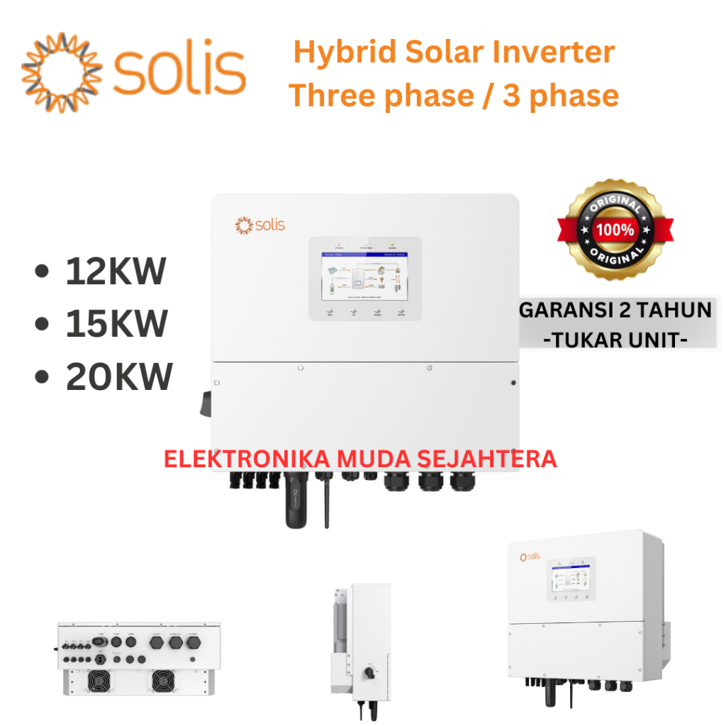 Jual SOLIS HYBRID SOLAR INVERTER 3 PHASE / THREE PHASE / 12KW-20KW ...