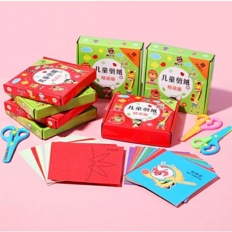 Jual * MKA * MAINAN GUNTING KERTAS DIY PAPER CUT DIY GUNTING KERTAS ...