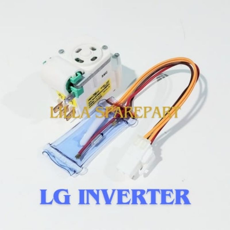 Jual Fuse defrost Bimetal + Timer kulkas LG inverter 1 set | Shopee ...