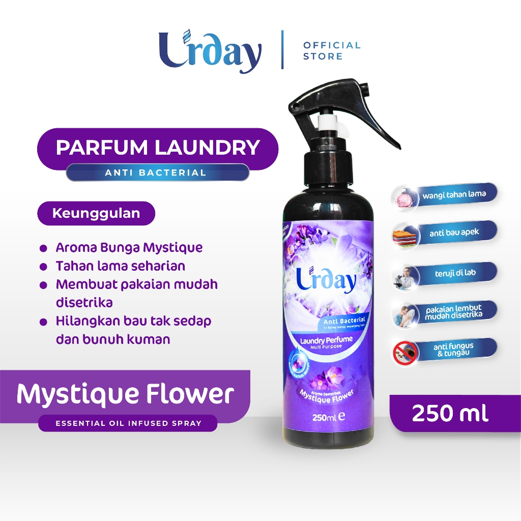 Jual Parfum Laundry Bunga Downle Mystique Grade A+ -Room & Linen Spray Anti Bacterial - MYSTIQUE ...