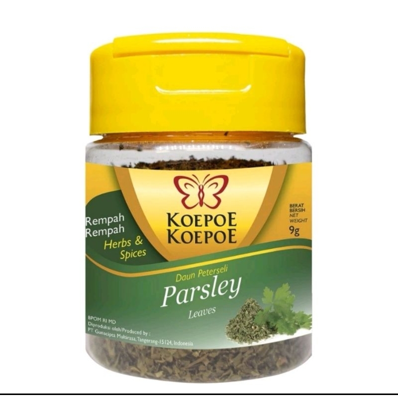 Jual Parsley kering murni Koepoe kemasan 9gram | Shopee Indonesia