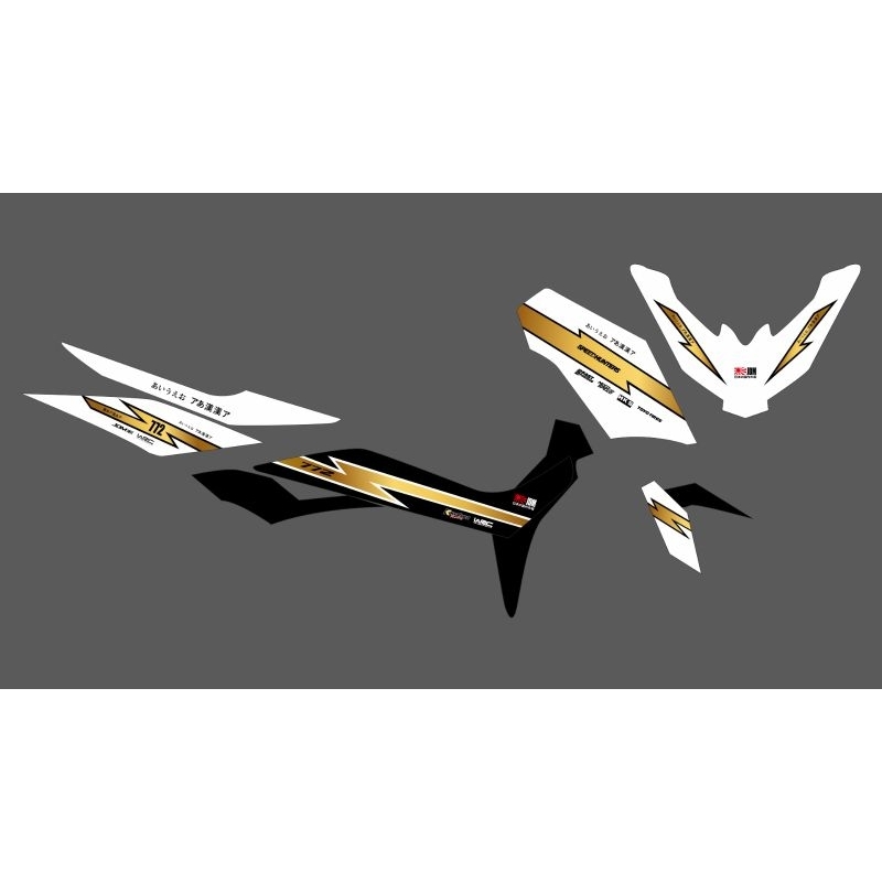 Jual STRIPING STICKER TRANSPARAN YAMAHA XMAX OLD DESIGN LWBK LIVERY ...