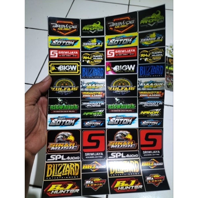 Jual Stiker Sound System | Stiker Audio | Stiker Sound System Audio ...