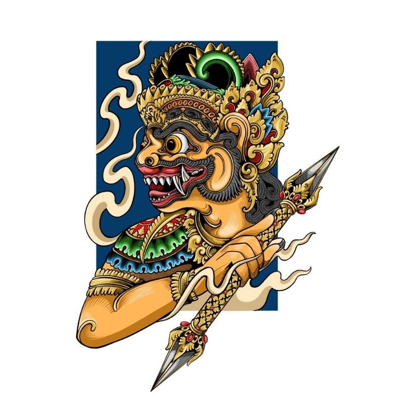 Jual sticker barong, wayang indonesia | Shopee Indonesia