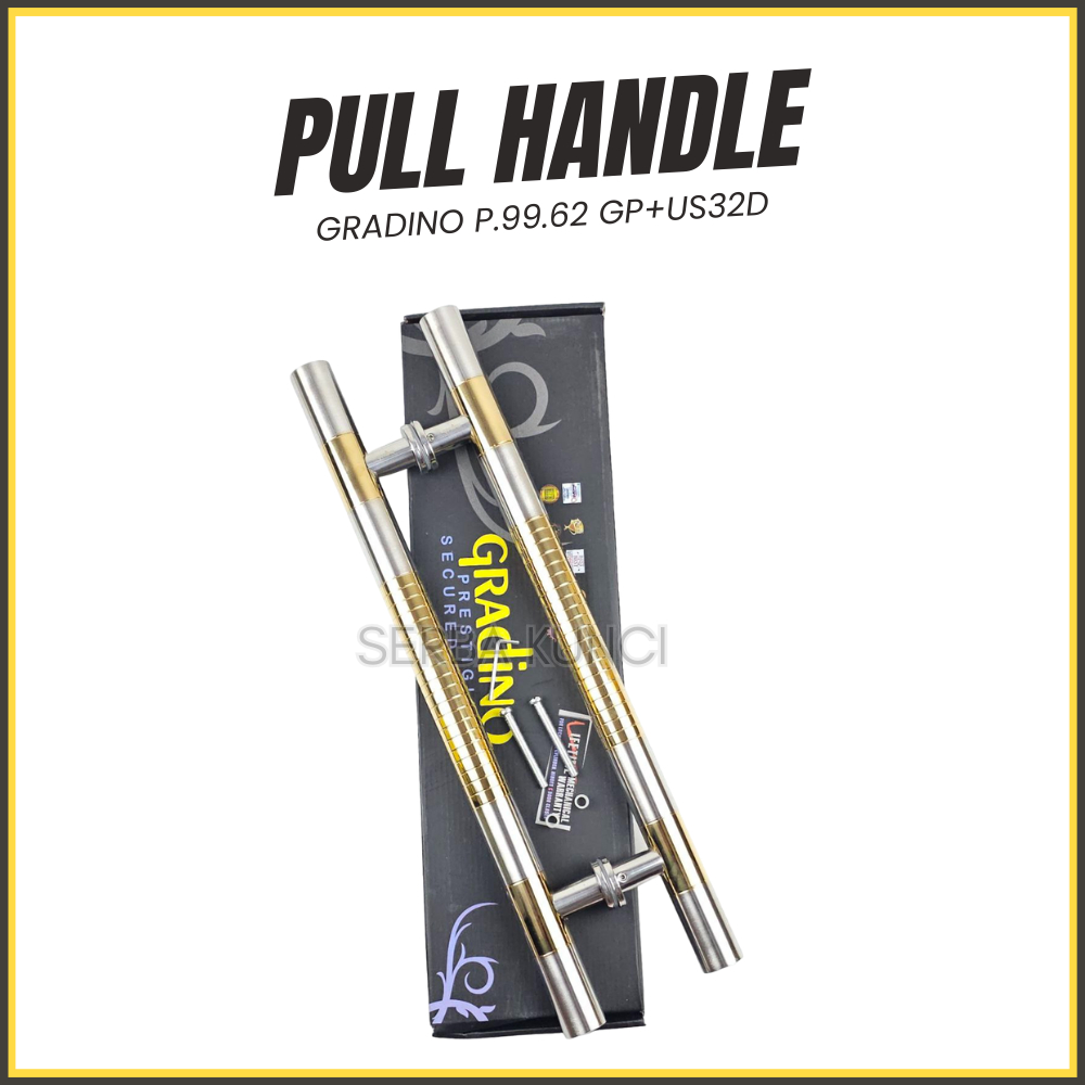 Jual (60cm) Gradino Pull Handle P.99.62 GP+US32D Handel Pintu Satu Set ...