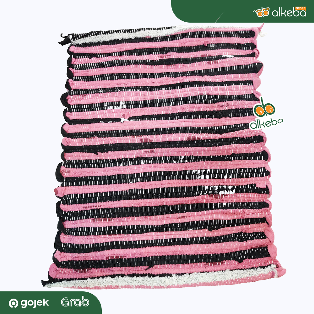 Jual Keset lantai kain tenun tebal rajut anyam doormat doormate uk 40 x ...