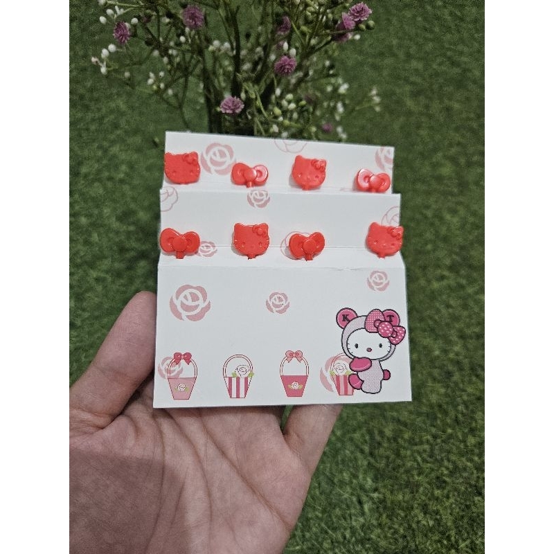 Jual TUSUKAN BENTO HELLO KITTY MERAH / TUSULAN BENTO KARAKTER LUCU ...