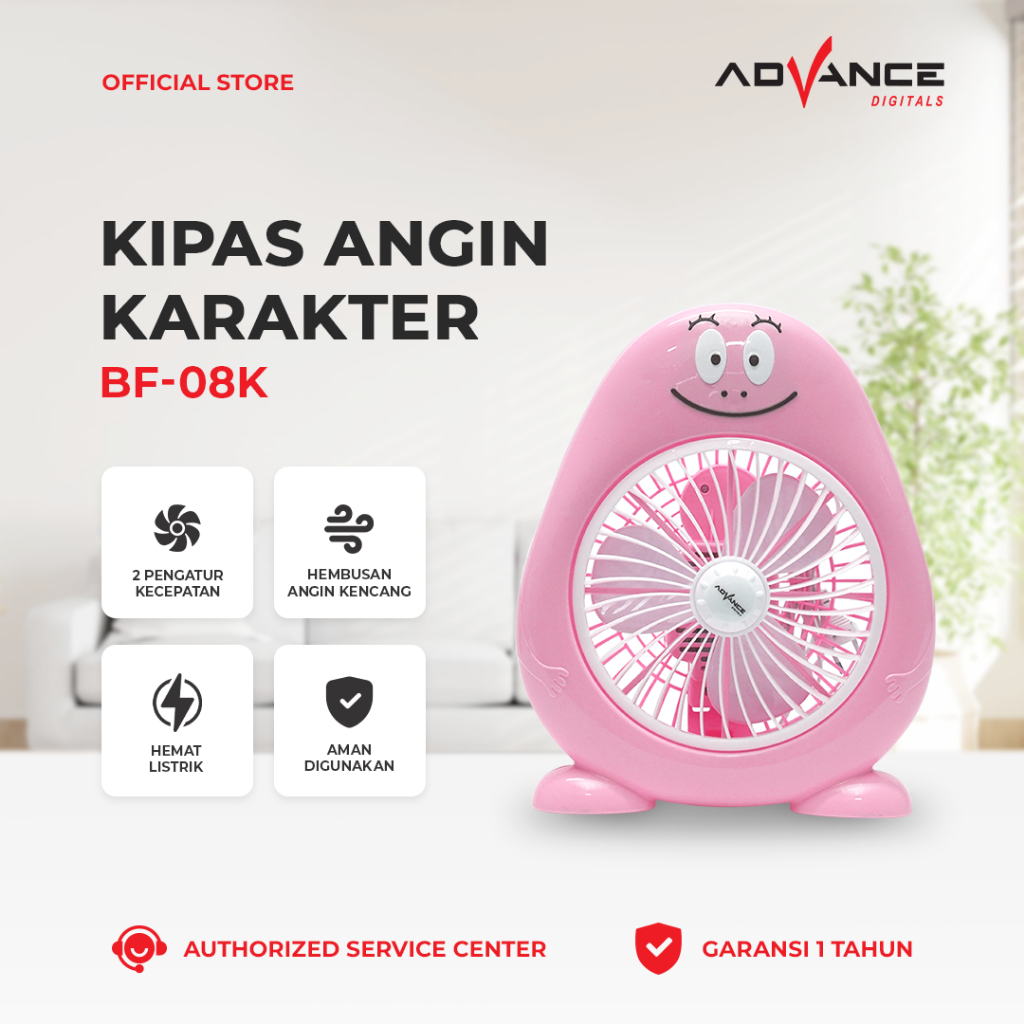 Jual Advance Kipas Angin Karakter Lucu BF08K Ukuran 8 inchi Garansi ...