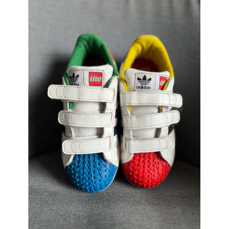 Jual ADIDAS SUPERSTAR LEGO SIZE 33 INSOLE 21 cm | Shopee Indonesia