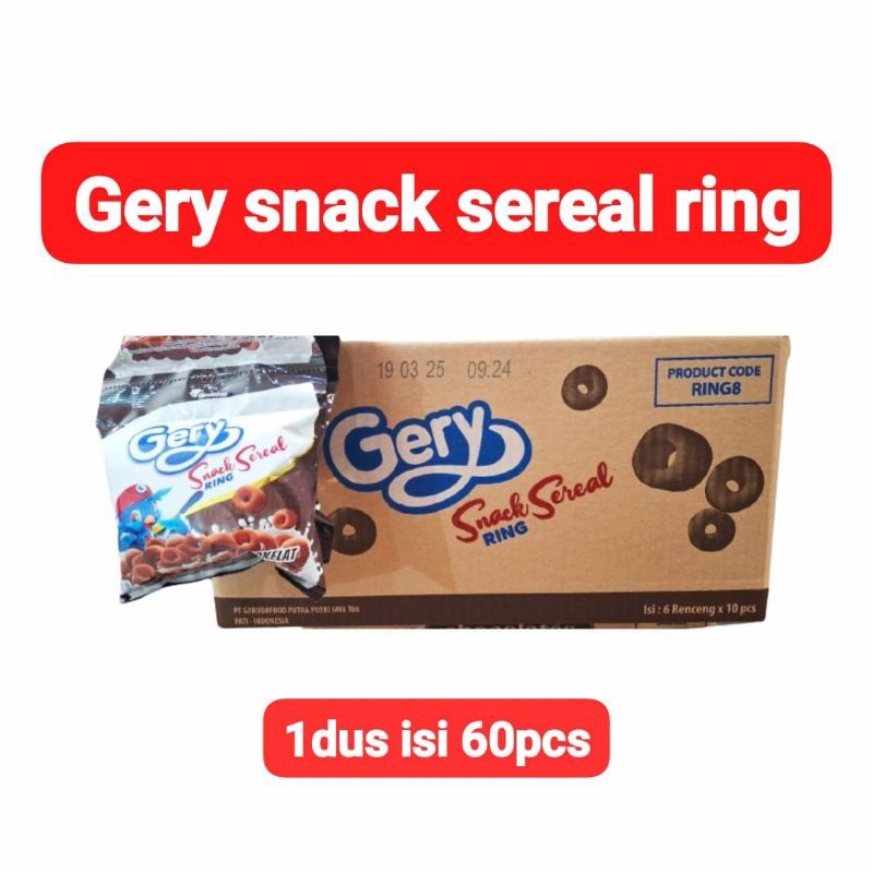 Jual Gery Snack Sereal Ring 9gr Dus / 1Dus isi 60pcs | Shopee Indonesia