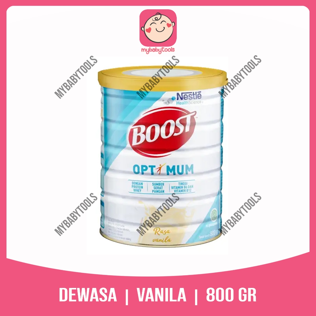 Jual NESTLE BOOST Optimum Susu Nutrisi Vanila Dewasa dan Lansia 800gr ...