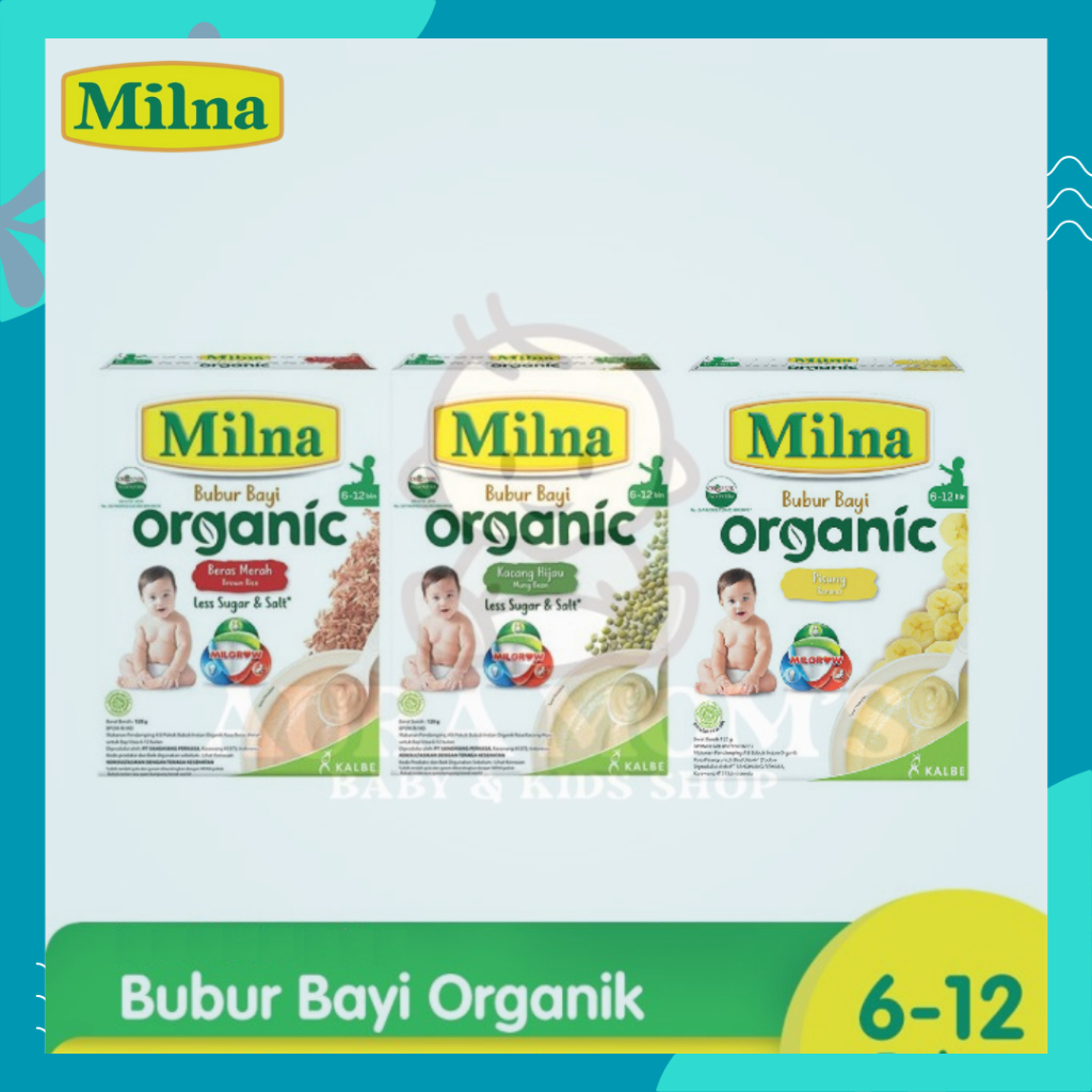 Jual Milna - Bubur Organik 6+ 120gr | Shopee Indonesia