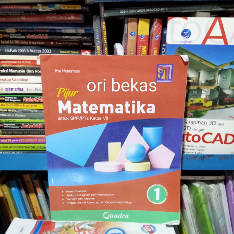 Jual Buku Pijar MATEMATIKA Kurikulum MERDEKA untuk SMP/MTs Kelas VII - Ifni Muharman Penerbit ...
