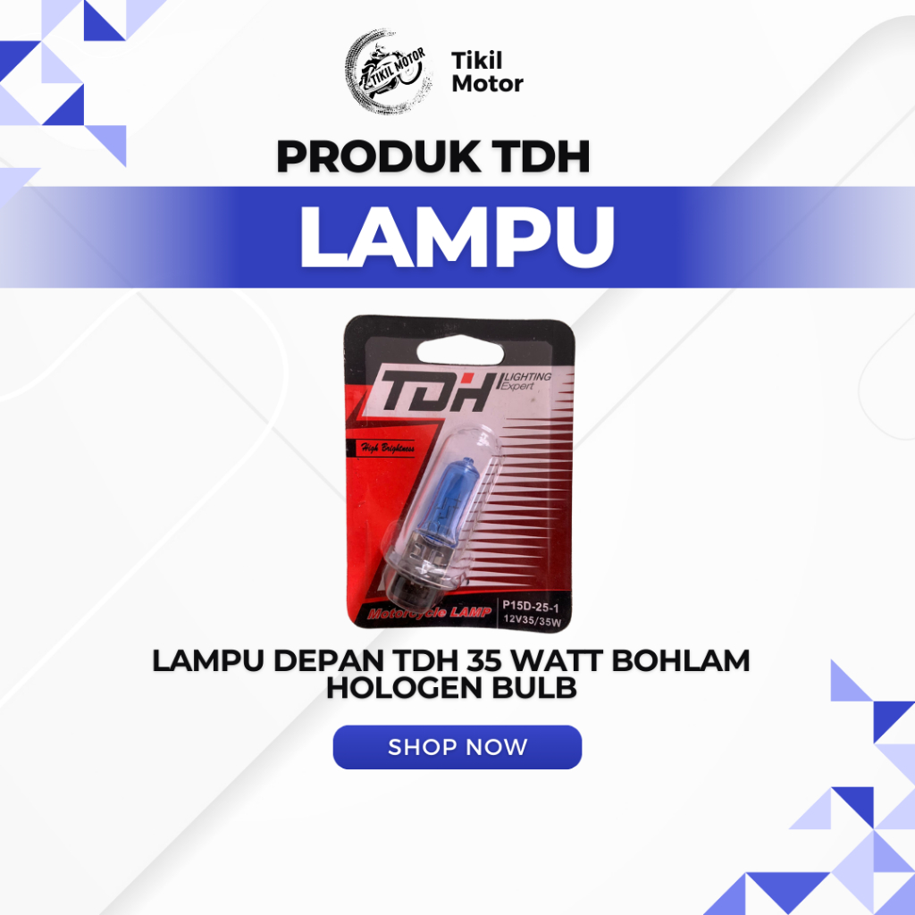 Jual Lampu Depan TDH 35 Watt Bohlam Hologen Bulb | Shopee Indonesia