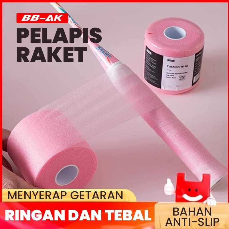 Jual BBAK Grip Spons Raket Badminton | Cushion Grip Raket Bulutangkis 6 CM x 20 M | Shopee Indonesia