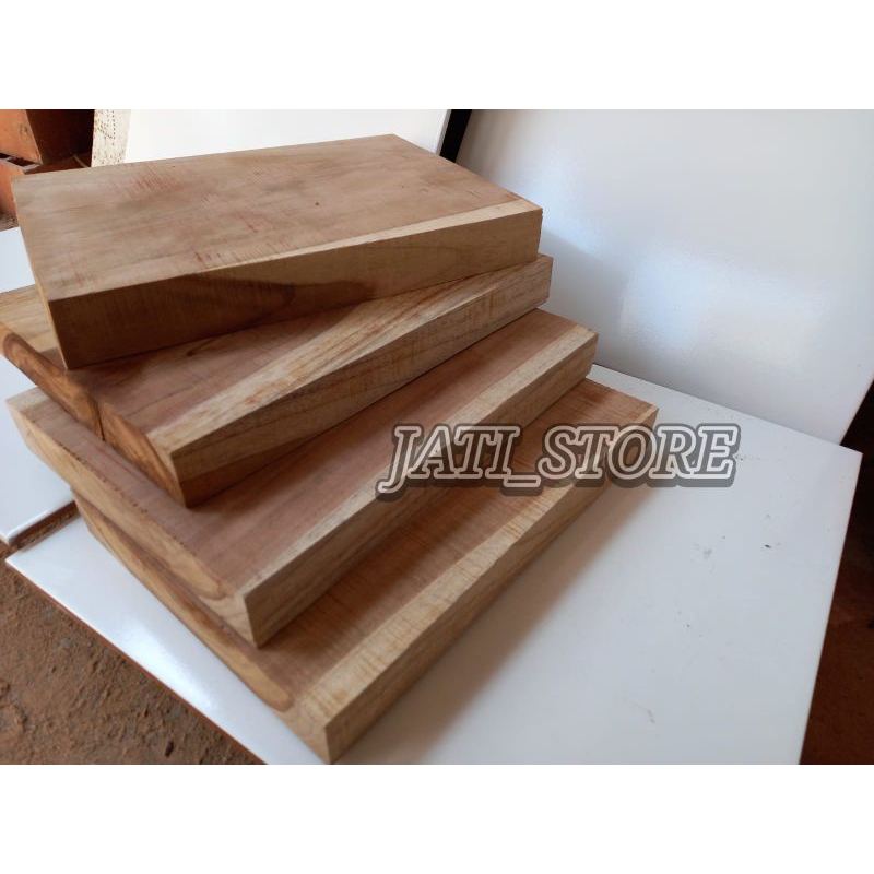 Jual Talenan kayu jati asli jumbo tebal 4 cm 3 cm jati solid premium ...