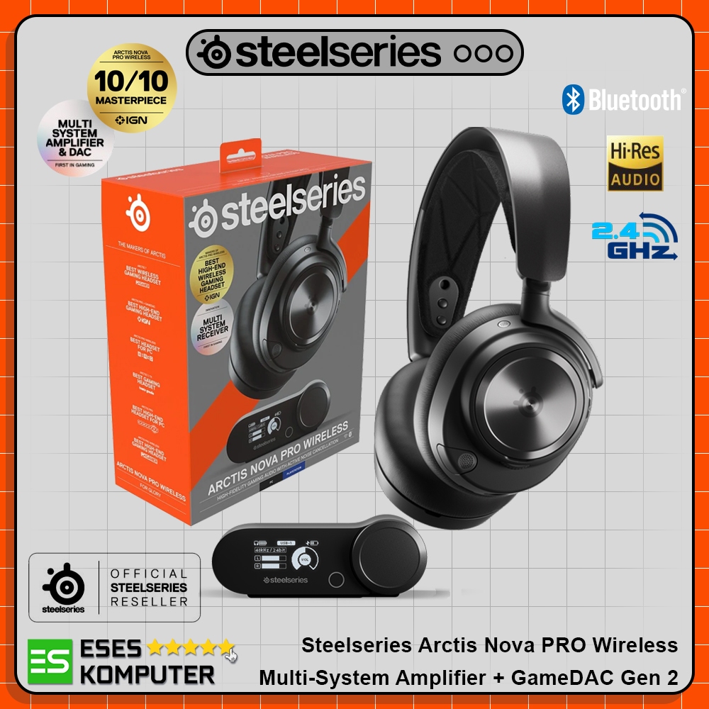 Jual Headset Steelseries Arctis Nova PRO Wireless + Game DAC Gen 2 ...