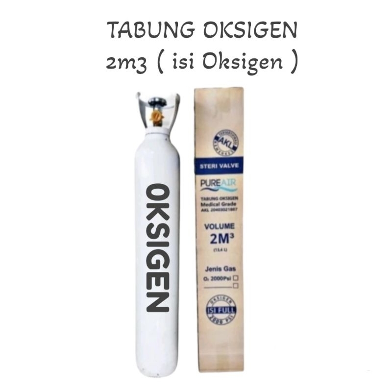 Jual Tabung Oksigen 2m3 + isi Oxygen | Shopee Indonesia
