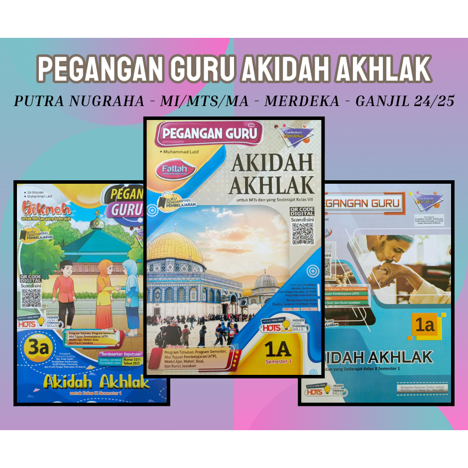 Jual Buku Pegangan Guru PG AKIDAH AKHLAK PUTRA NUGRAHA MI MTS MA Kelas 1 2 3 4 5 6 7 8 9 10 11 ...